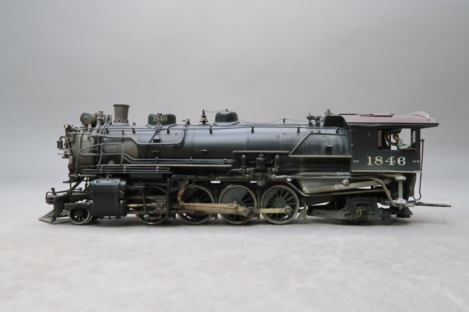 HO Brass Model - Key CS#24 NP Northern Pacific W-5 2-8-2 Elesco FWH ...