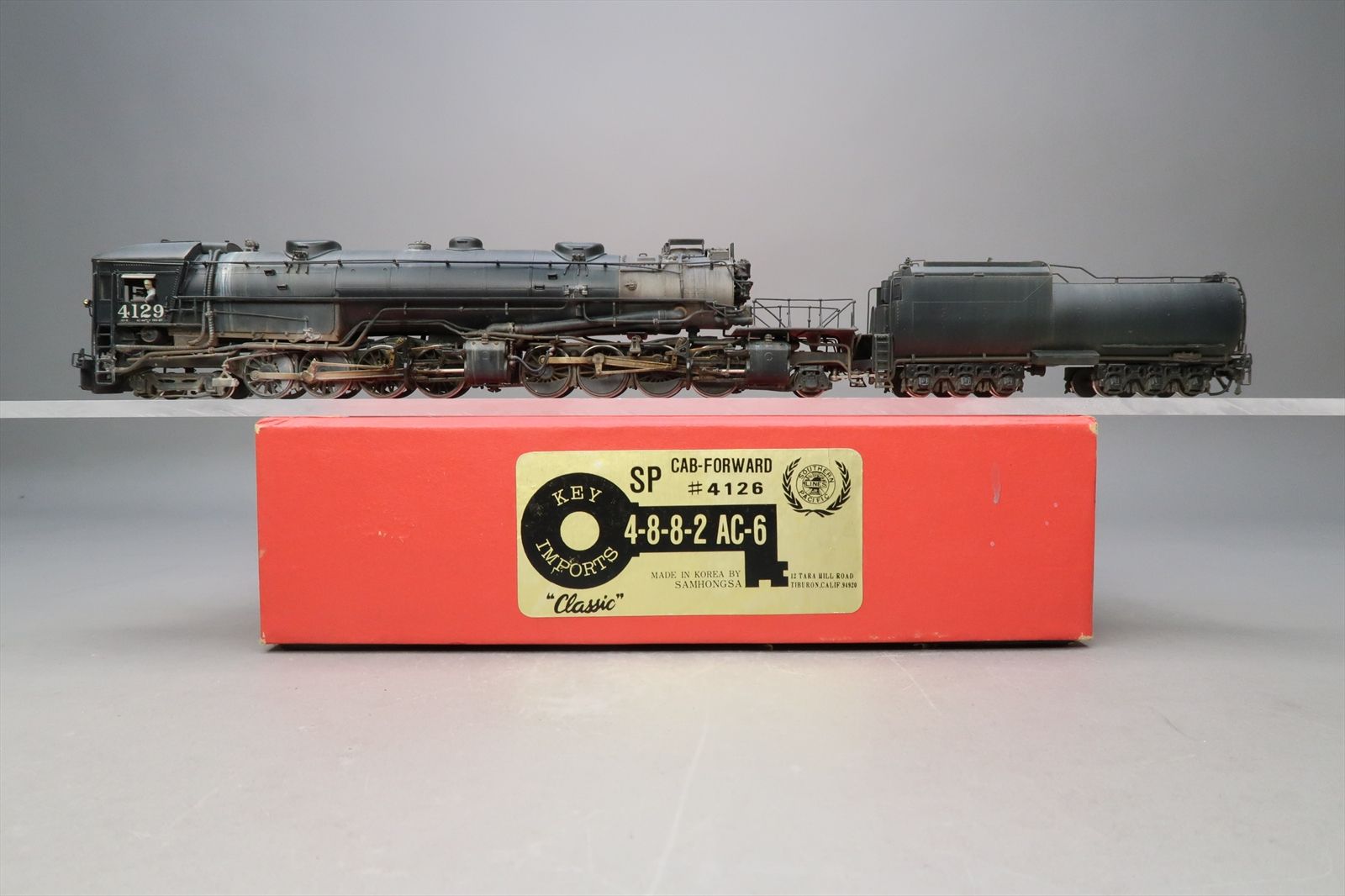 HO Brass Model - Key SP Southern Pacific AC-6 4-8-8-2 Cab Forward #4129 ...