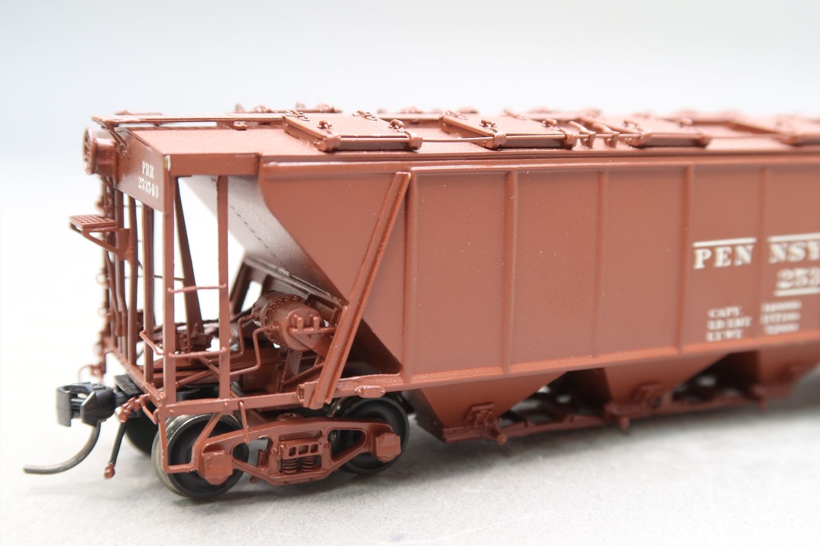 HO Brass Model - OMI 3329.1 PRR Pennsylvania H32 Covered Hopper #253543 ...