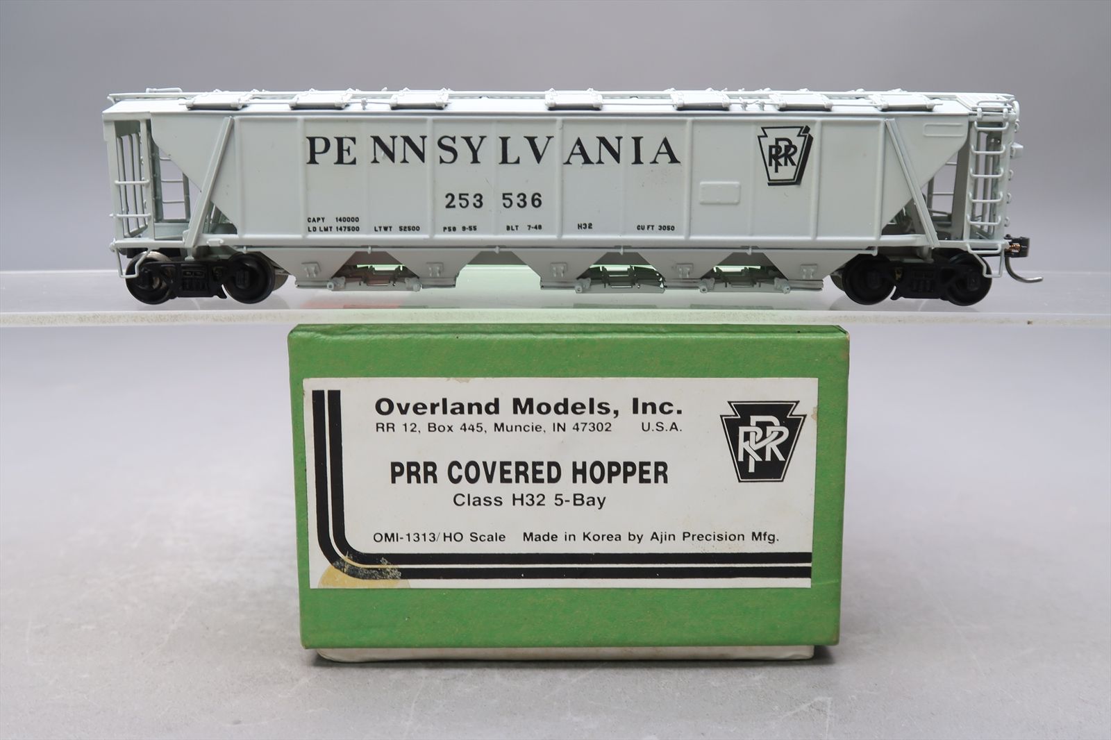 HO Brass Model - OMI 1313 PRR Pennsylvania H32 5 Bay Covered Hopper ...