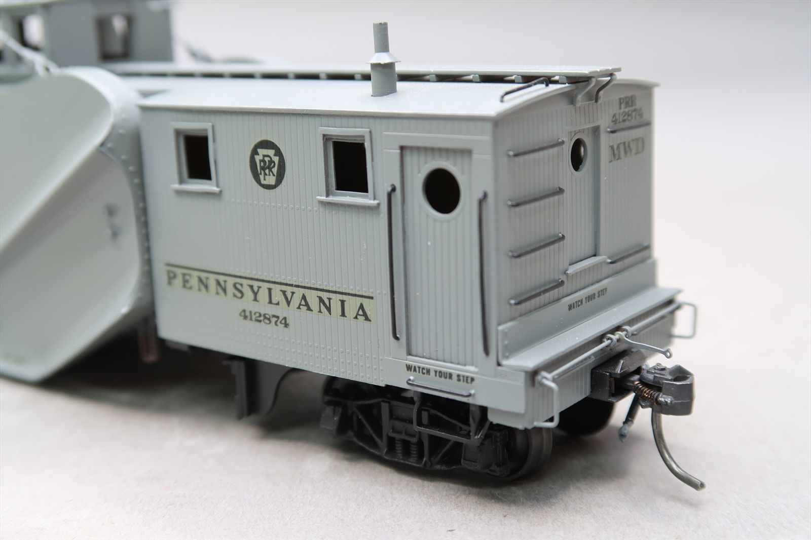 HO Brass Model - OMI 3030 Russell Wood Single Track Snowplow Snow Plow ...