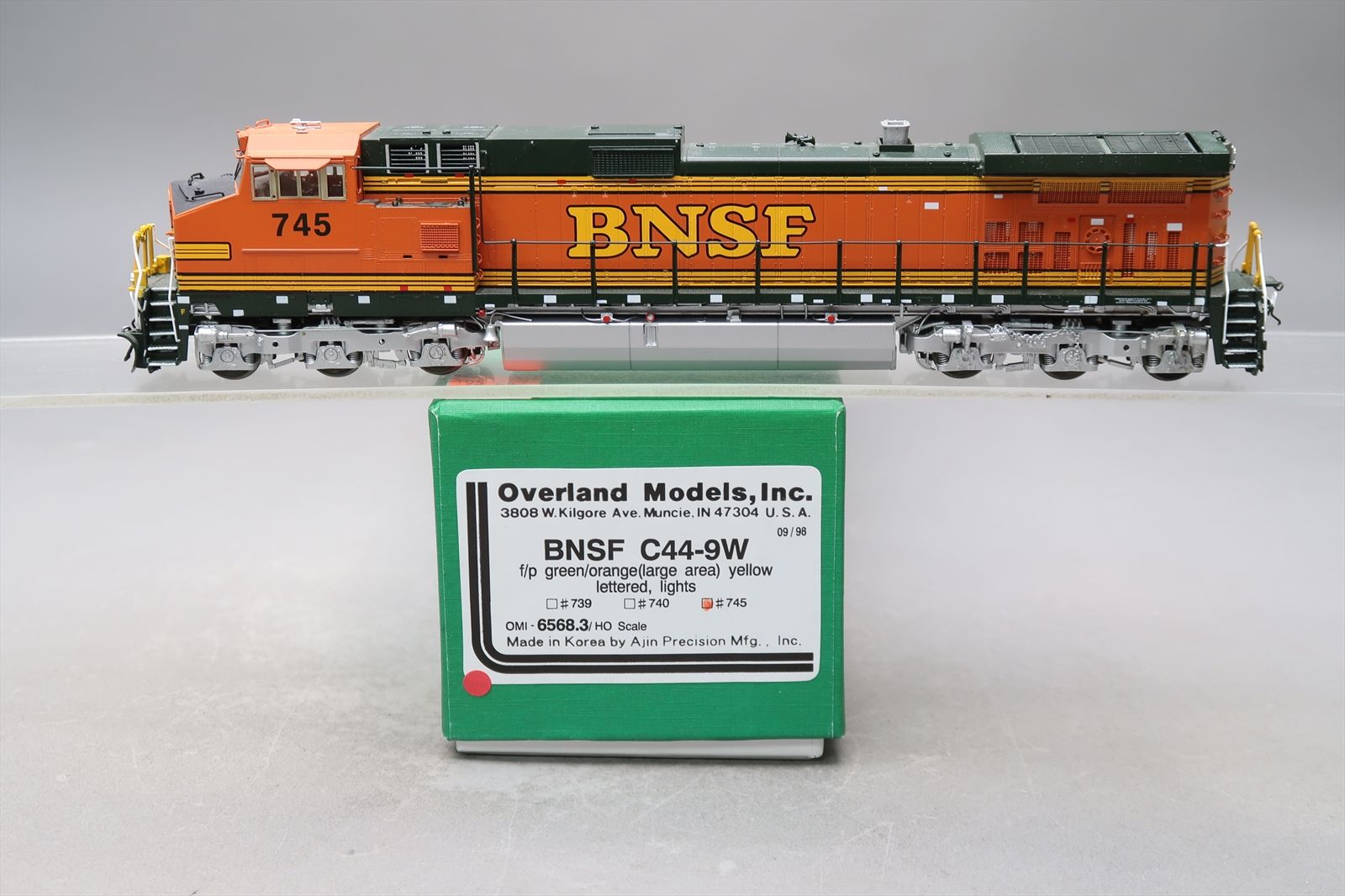HO Brass Model - OMI 6568.3 BNSF Burlington Northern Santa Fe C44-9W ...