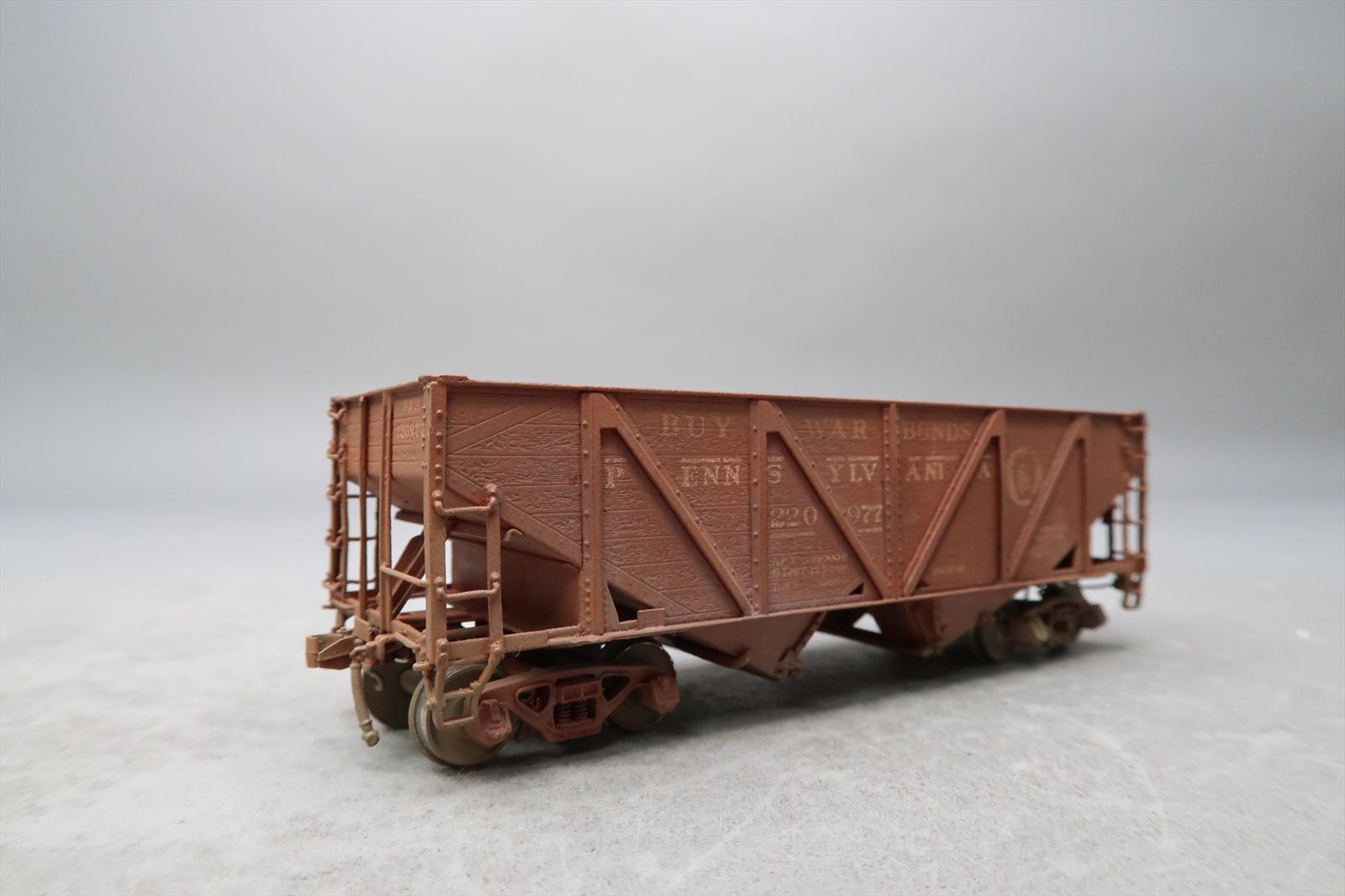 HO Brass Model - OMI 3105 PRR Pennsylvania H-31B Steel 2-Bay Hopper Buy ...