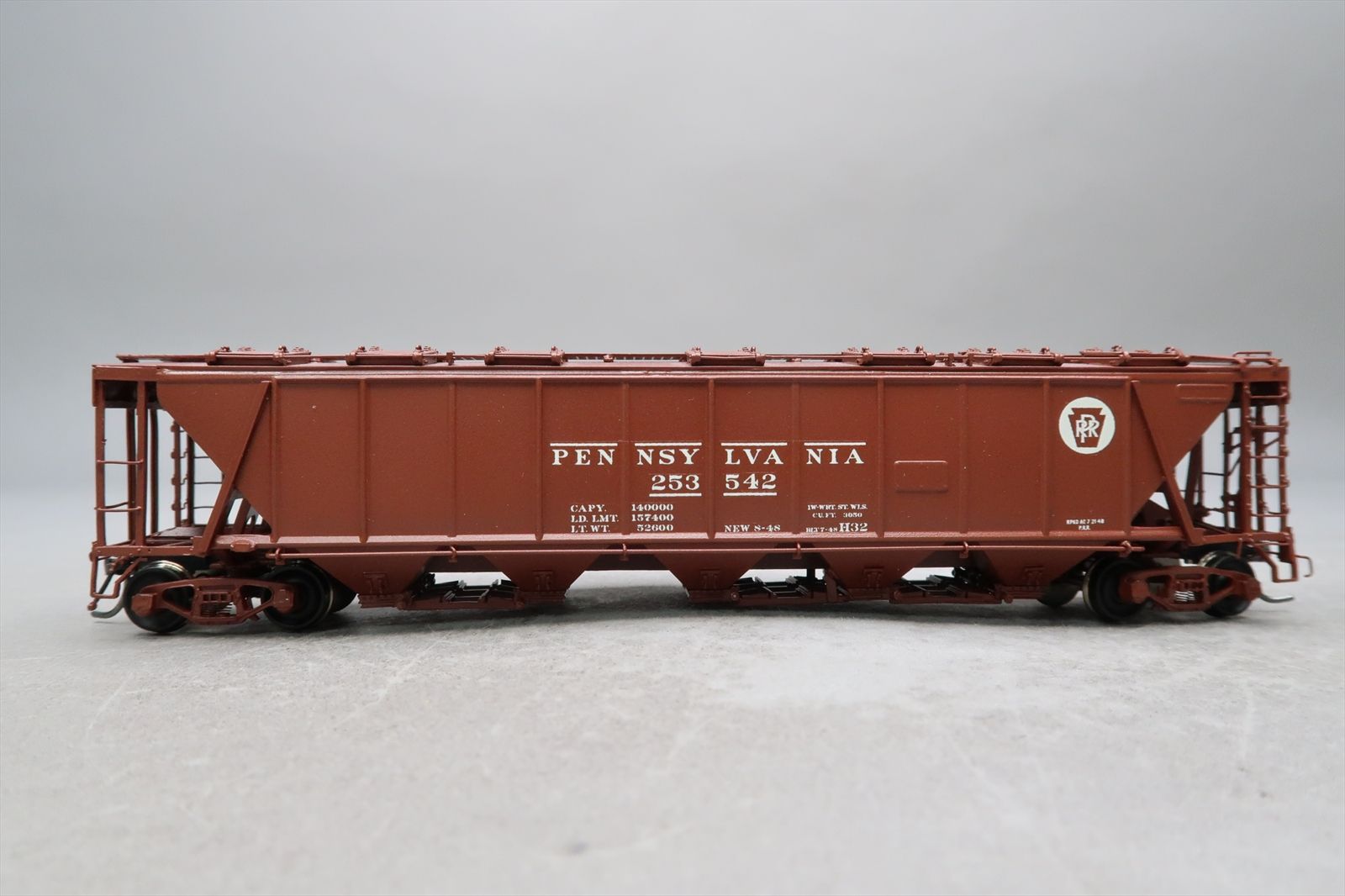 HO Brass Model - OMI 3329.1 PRR Pennsylvania H32 Covered Hopper #253542 ...
