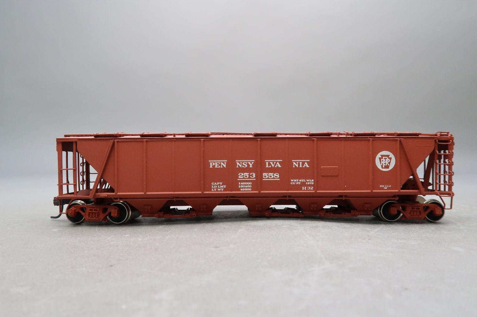 HO Brass Model - OMI 1313 PRR Pennsylvania H32 5 Bay Covered Hopper ...