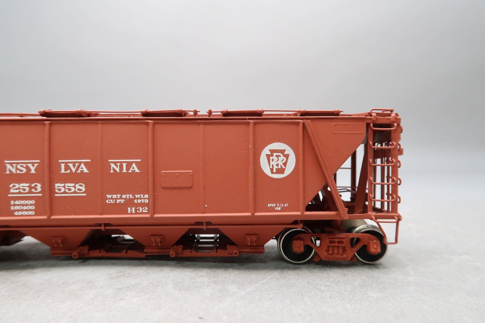 HO Brass Model - OMI 1313 PRR Pennsylvania H32 5 Bay Covered Hopper ...