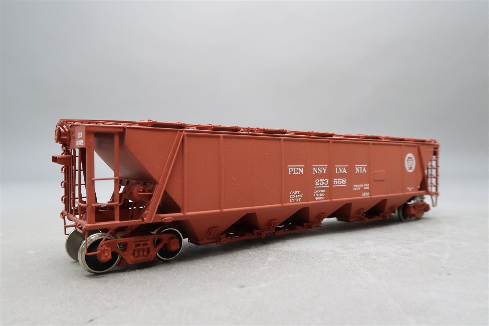HO Brass Model - OMI 1313 PRR Pennsylvania H32 5 Bay Covered Hopper ...