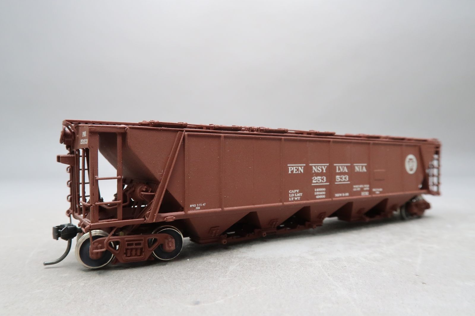 HO Brass Model - OMI 1313 PRR Pennsylvania H32 5 Bay Covered Hopper ...