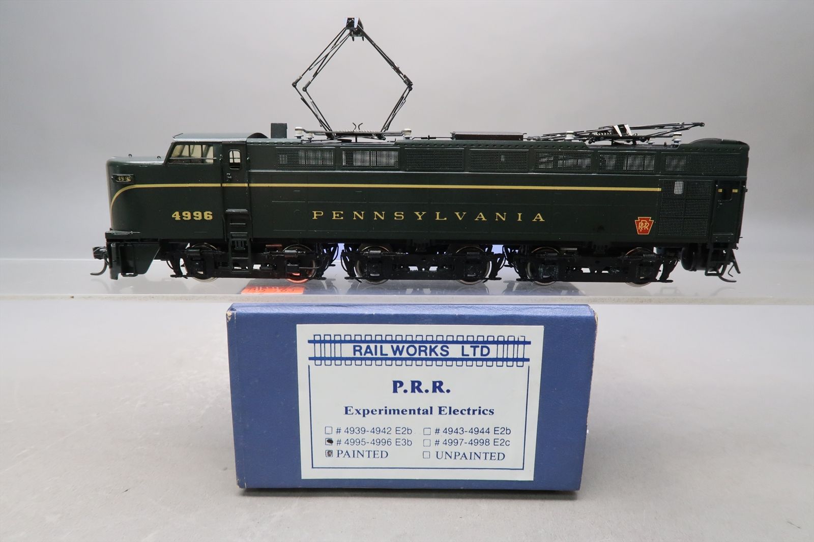 HO Brass Model - Railworks L-2481P PRR Pennsylvania E3b Experimental ...