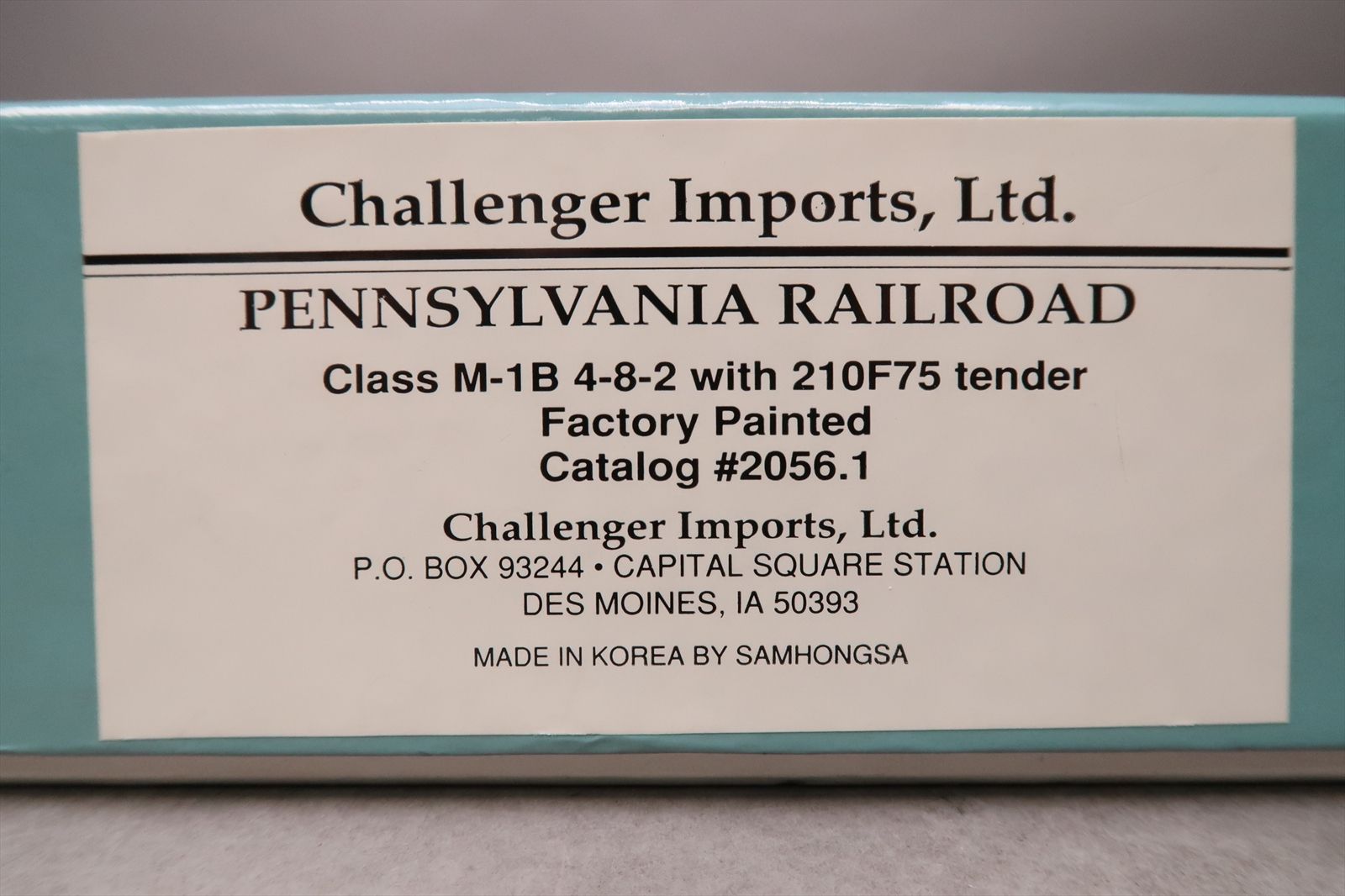 HO Brass Model - CIL 2056.1 PRR Pennsylvania 4-8-2 M-1b w/ 210F75 ...