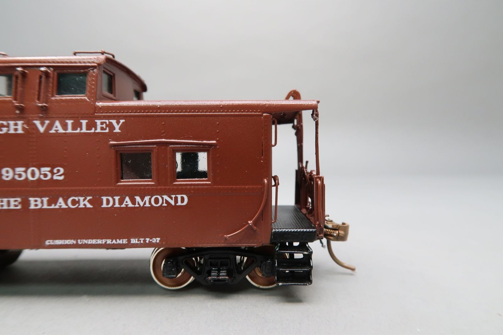 HO Brass Model - OMI 1250 LV Lehigh Valley NE Steel Caboose Single End ...