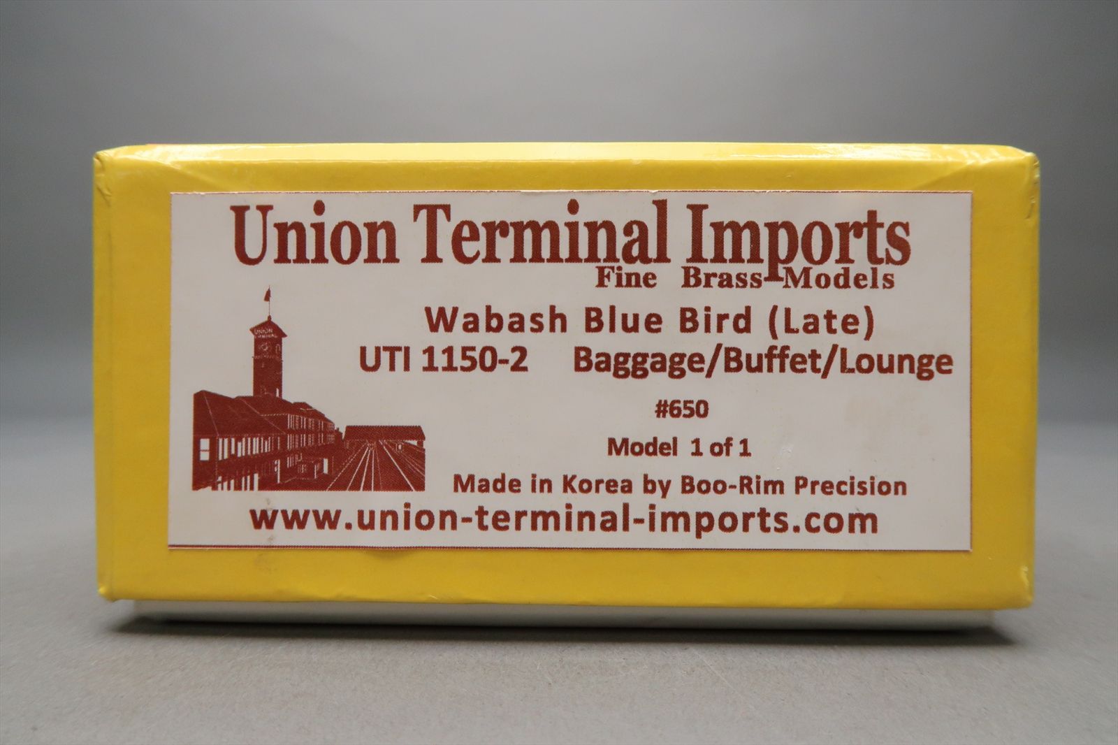HO Brass Model - UTI 1151-2 WAB Wabash Late Blue Bird Baggage Buffet ...