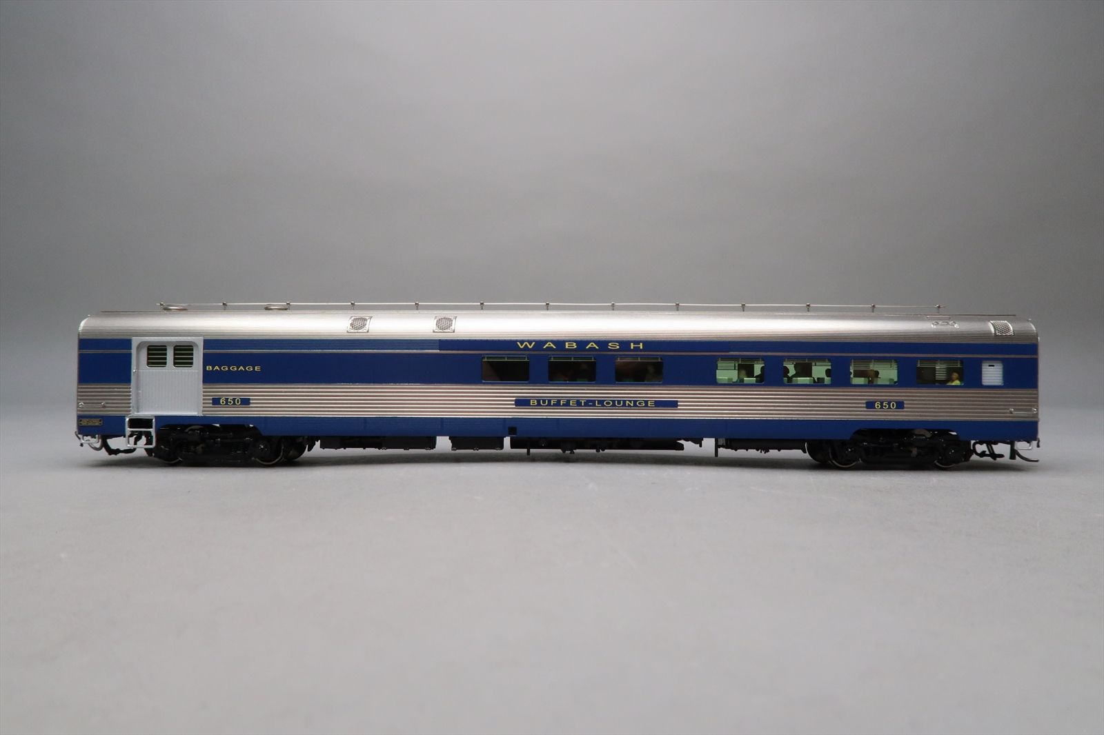 HO Brass Model - UTI 1151-2 WAB Wabash Late Blue Bird Baggage Buffet ...