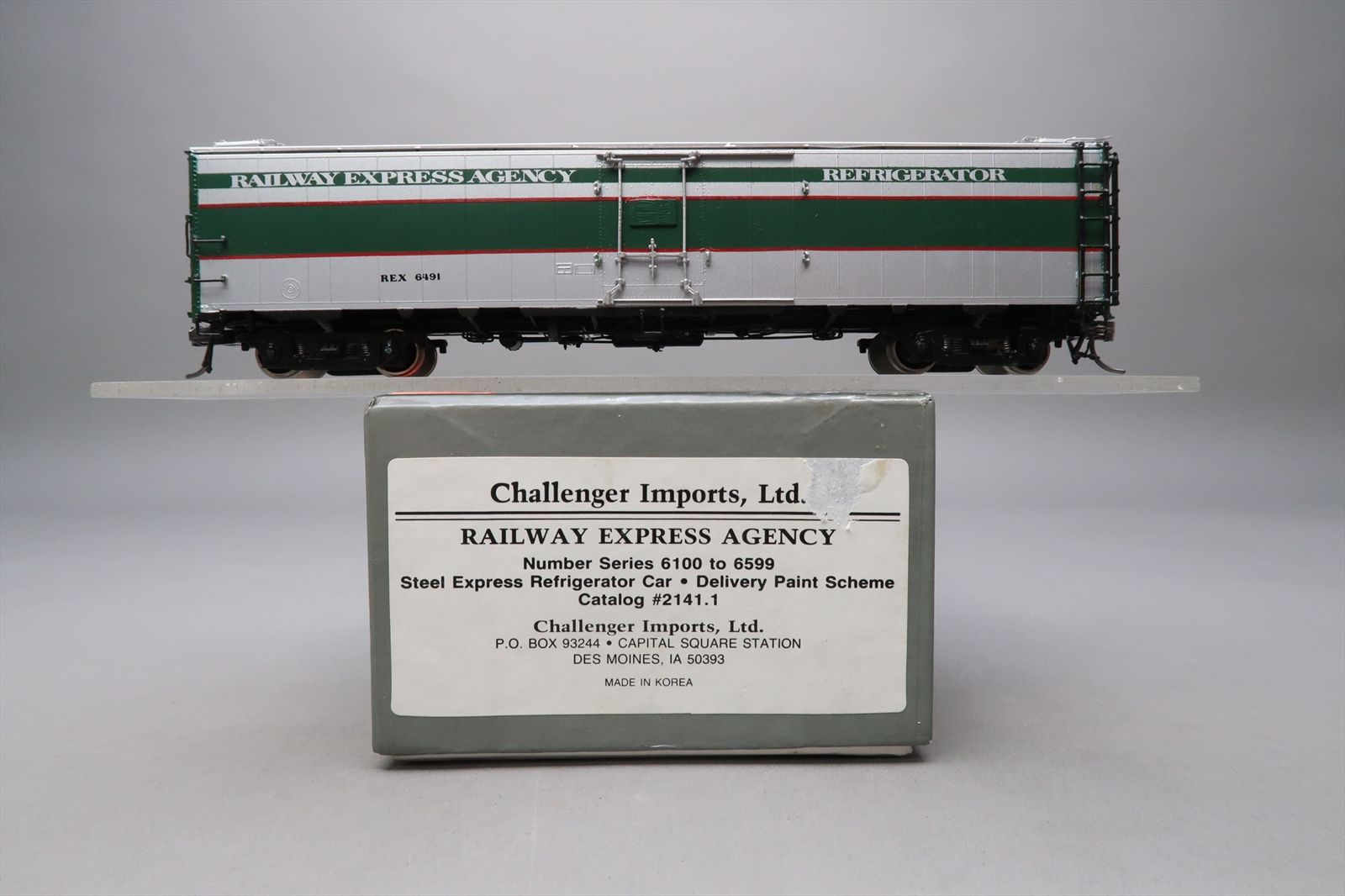 HO Brass Model - CIL 2141.1 REA Railway Express Agency Reefer Steel ...