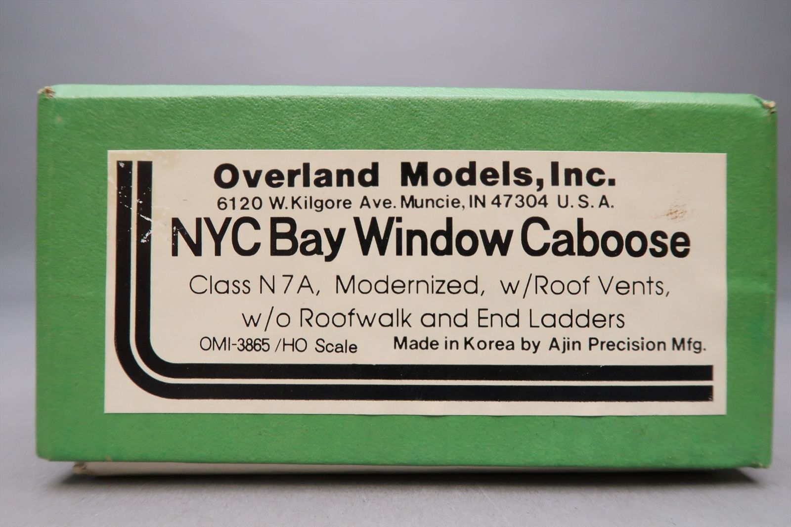 HO Brass Model - OMI 3865 NYC New York Central Bay Window N7A Caboose ...