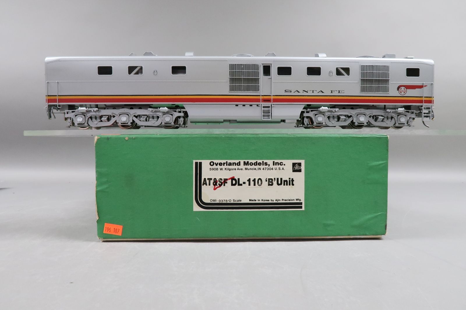 O Brass Model - OMI 0378 AT&SF Santa Fe ALCO DL-110 DL-110B B Unit ...