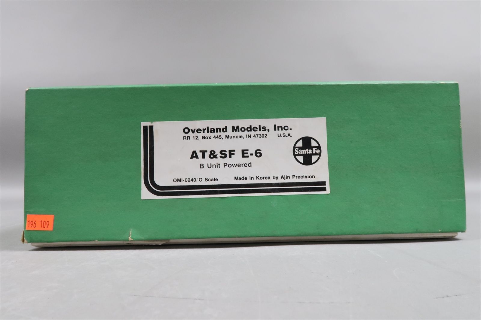 O Brass Model - OMI 0240 AT&SF Santa Fe E6 E6B Powered - Pro Paint ...