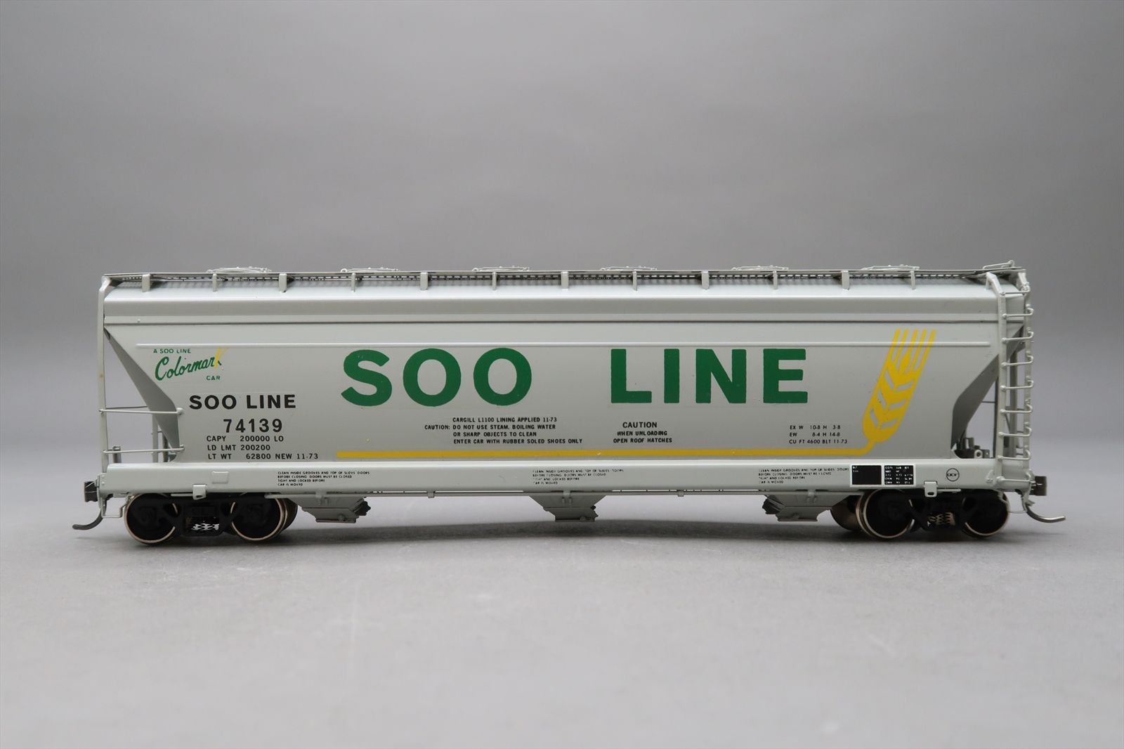 HO Brass Model - OMI 3092 Soo Line Colormark ACF Centerflow Covered ...