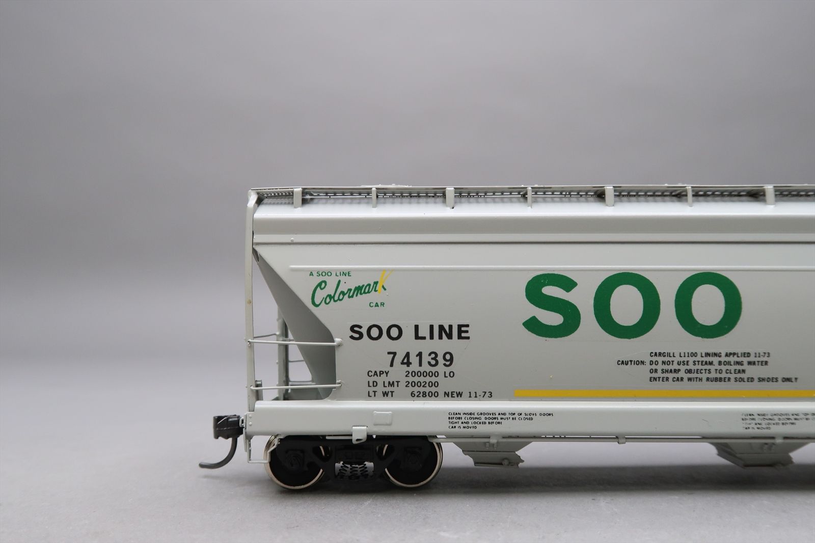 HO Brass Model - OMI 3092 Soo Line Colormark ACF Centerflow Covered ...