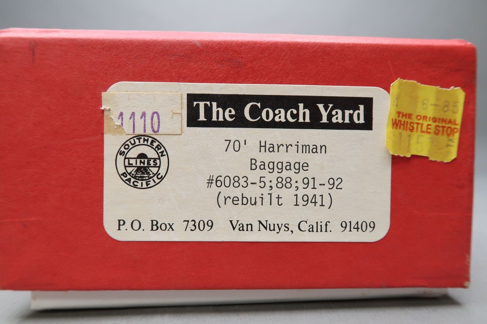 HO Brass Model - TCY 0019 SP Southern Pacific Lines 70' Harriman ...