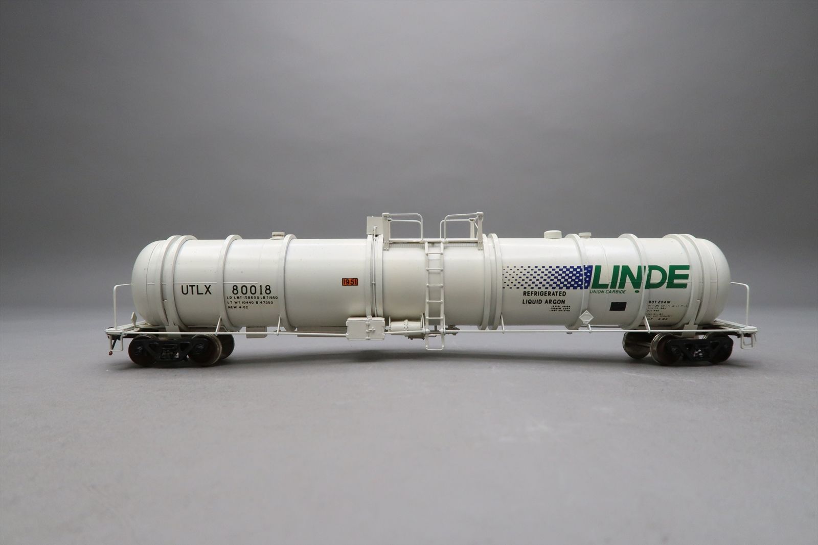 HO Brass Model - OMI 3168.1 UTLX Linde-Union Tank Liquid Argon #80018 ...