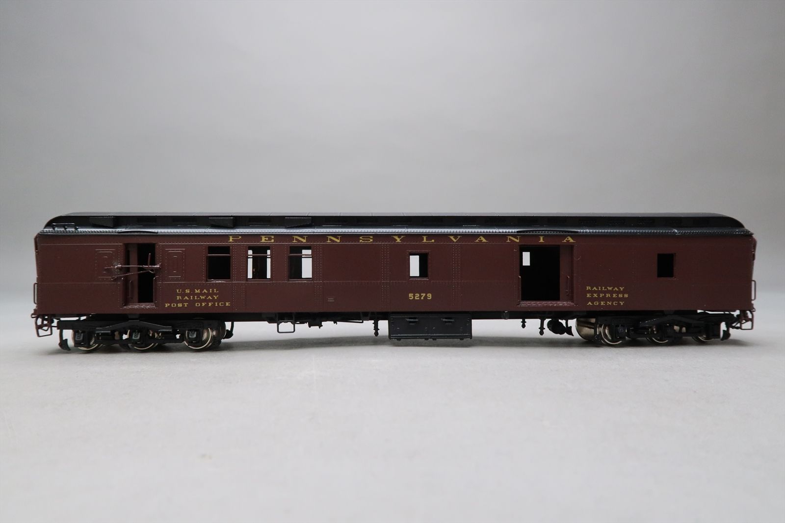 HO Brass Model - PSC 16498-1 PRR Pennsylvania RPO Baggage BM-70K Mail Clerestory Roof #5279 - F ...