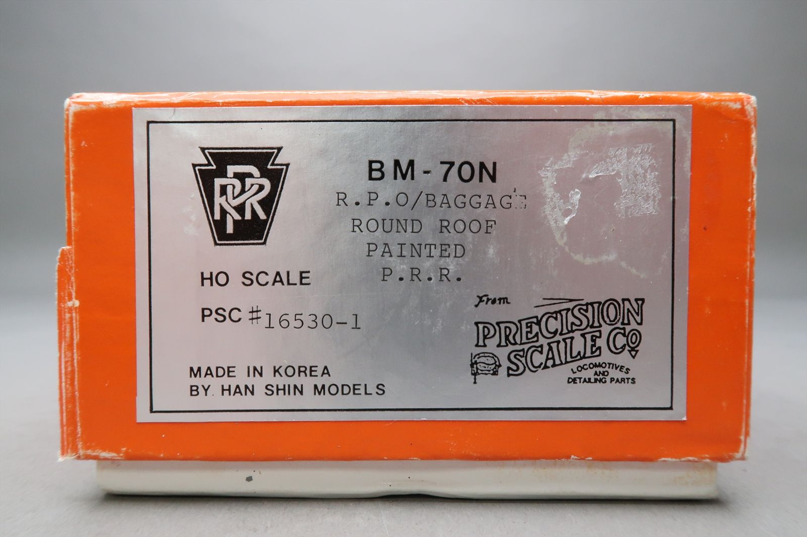 HO Brass Model - PSC 16530-1 PRR Pennsylvania BM-70N RPO / Baggage Car ...