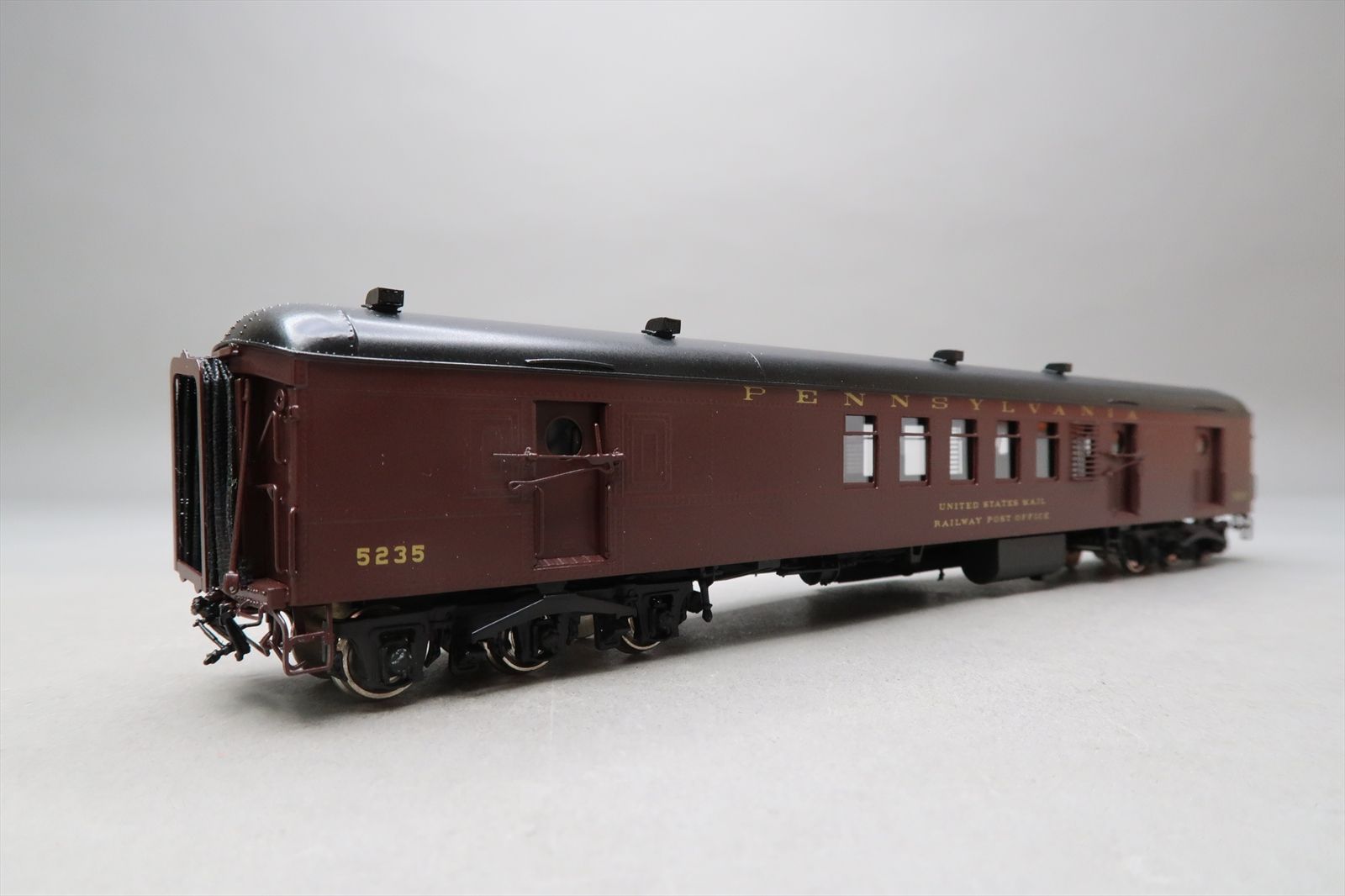 HO Brass Model - PSC 16530-1 PRR Pennsylvania BM-70N RPO / Baggage Car ...