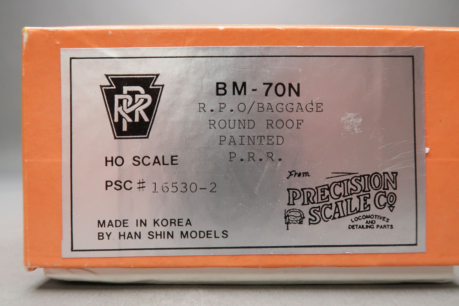 HO Brass Model - PSC 16530-2 PRR Pennsylvania BM-70N RPO / Baggage Car ...