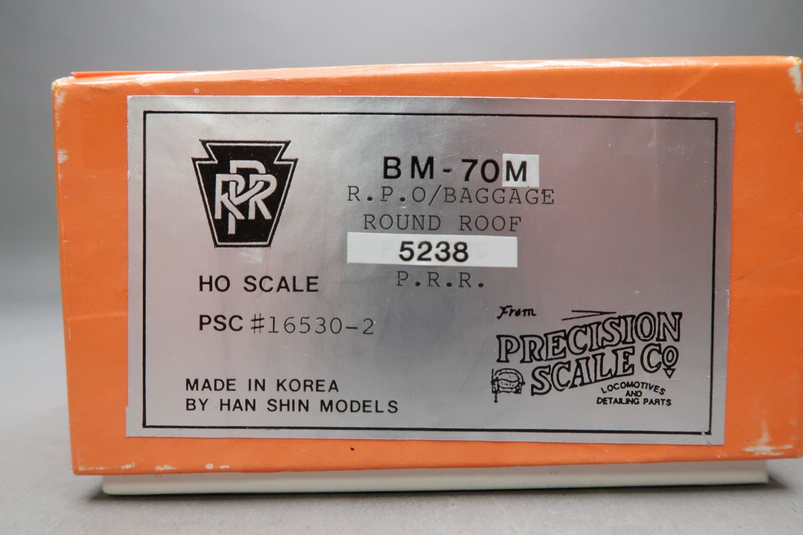 HO Brass Model - PSC 16530-2 PRR Pennsylvania BM-70M RPO / Baggage Car ...