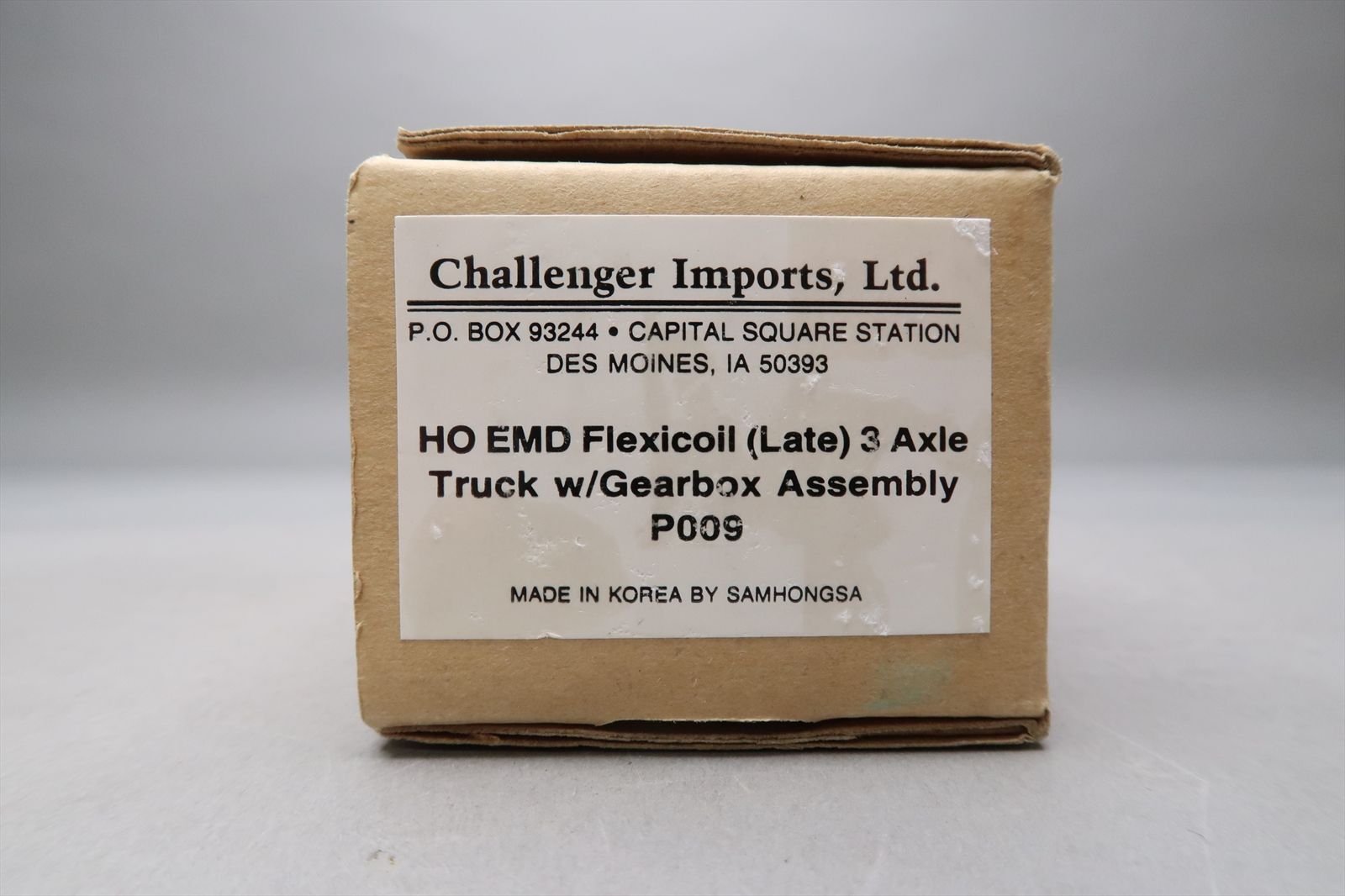 HO Brass Model Parts - CIL P009 EMD Flexicoil Late 3 Axle Truck Truck w ...
