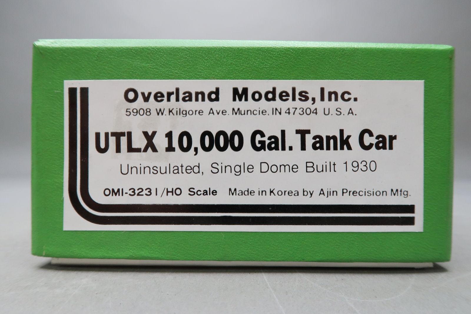 HO Brass Model - OMI 3231 UTLX 10,000 Gallon Tank Car Uninsulated Single Dome Built 1930 ...