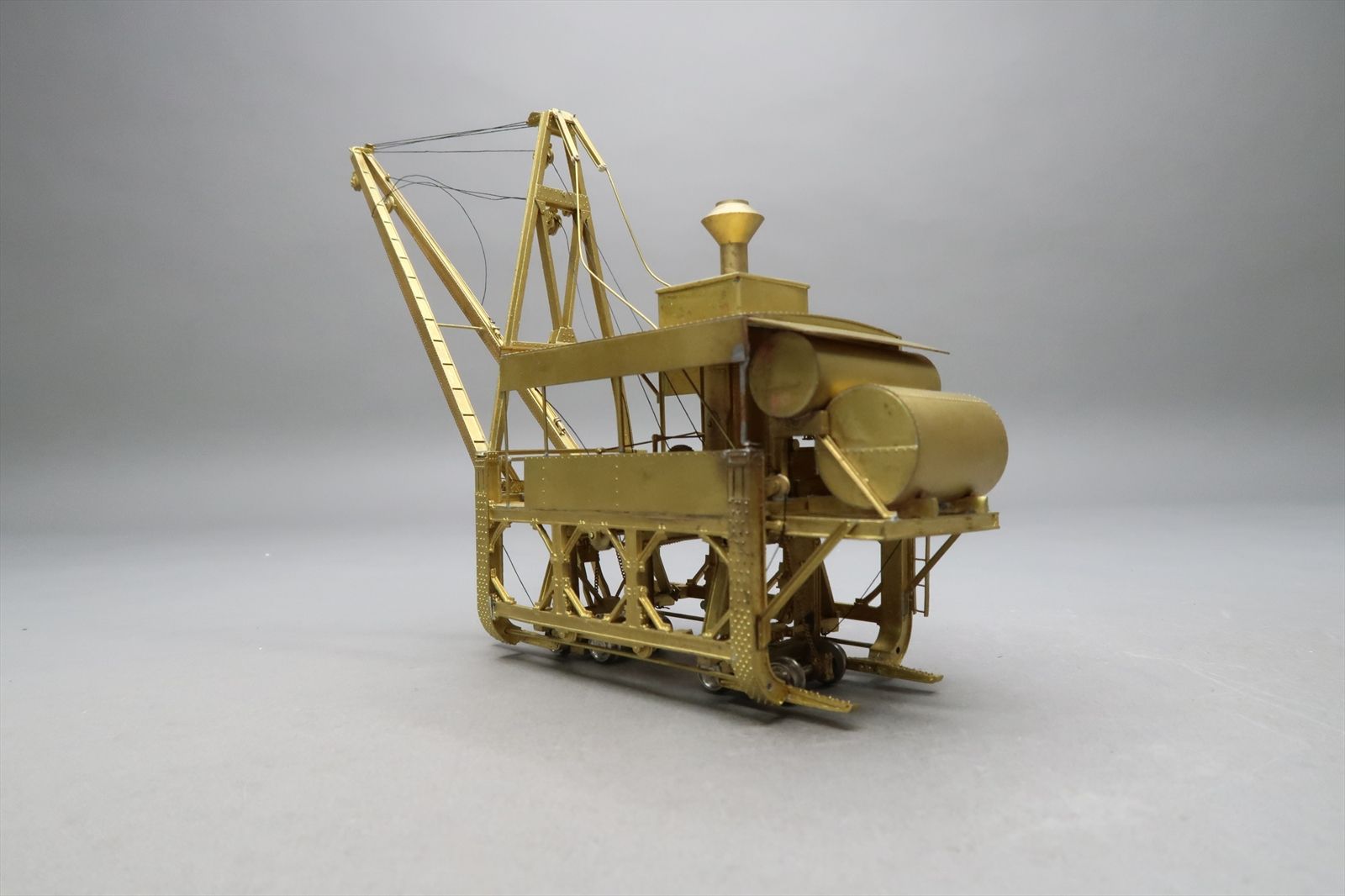 HO Brass Model - OMI 3041 McGiffert Log Loader MOW Maintenance of Way ...