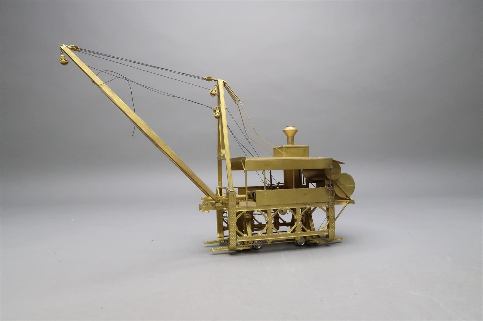 HO Brass Model - OMI 3041 McGiffert Log Loader MOW Maintenance of Way ...