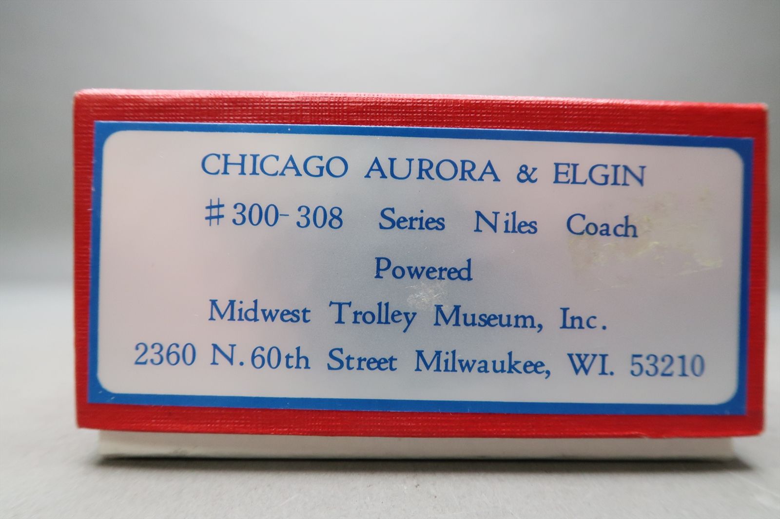 HO Brass Model - Midwest Trolley Museum MTM CA&E Chicago Aurora & Elgin ...