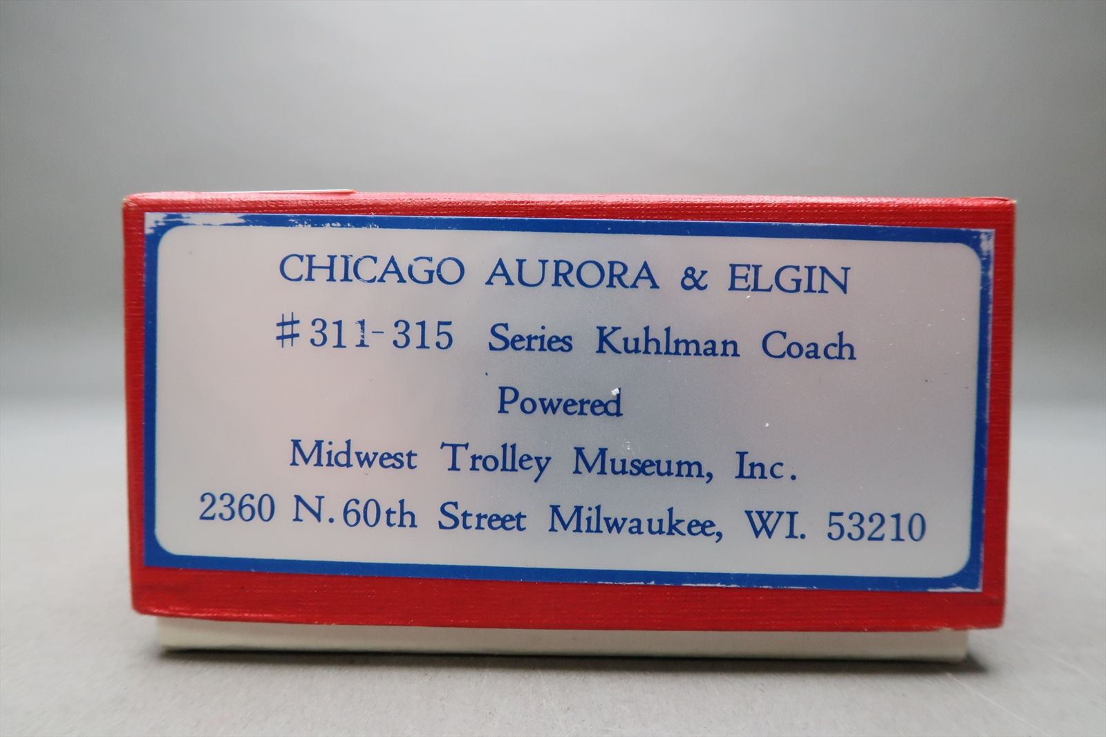 HO Brass Model - Midwest Trolley Museum MTM CA&E Chicago Aurora & Elgin ...