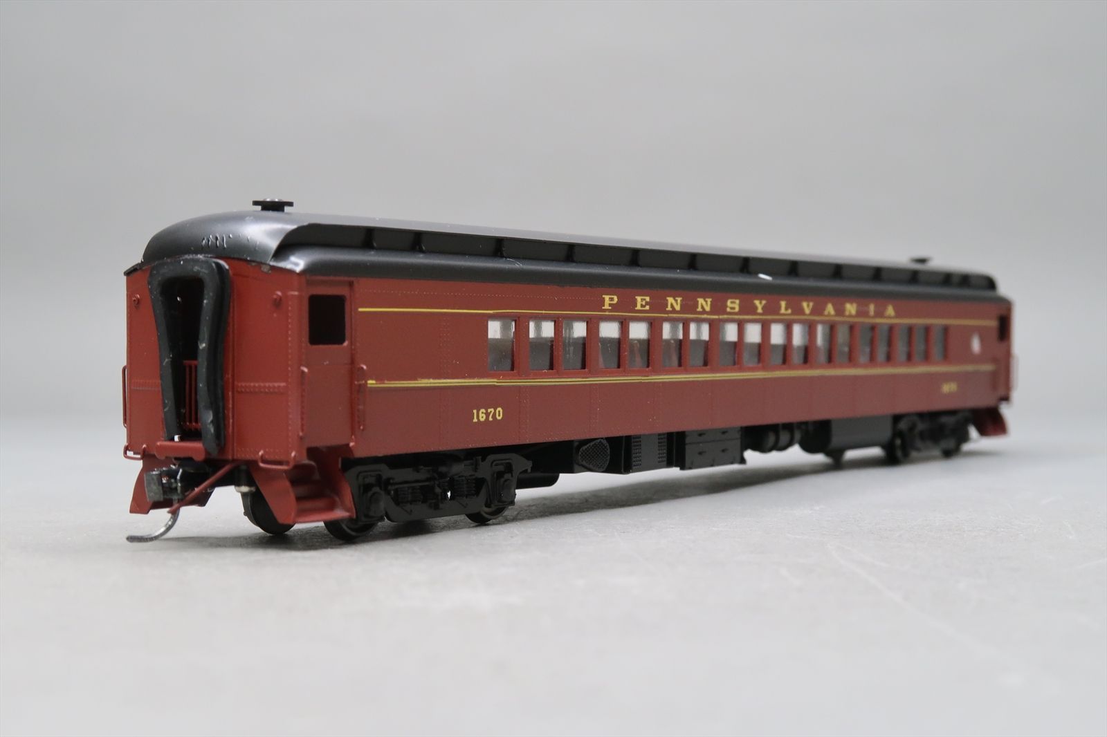 HO Brass Model - NJCB PS-717 PRR Pennsylvania P70 Coach #1670 - Custom ...