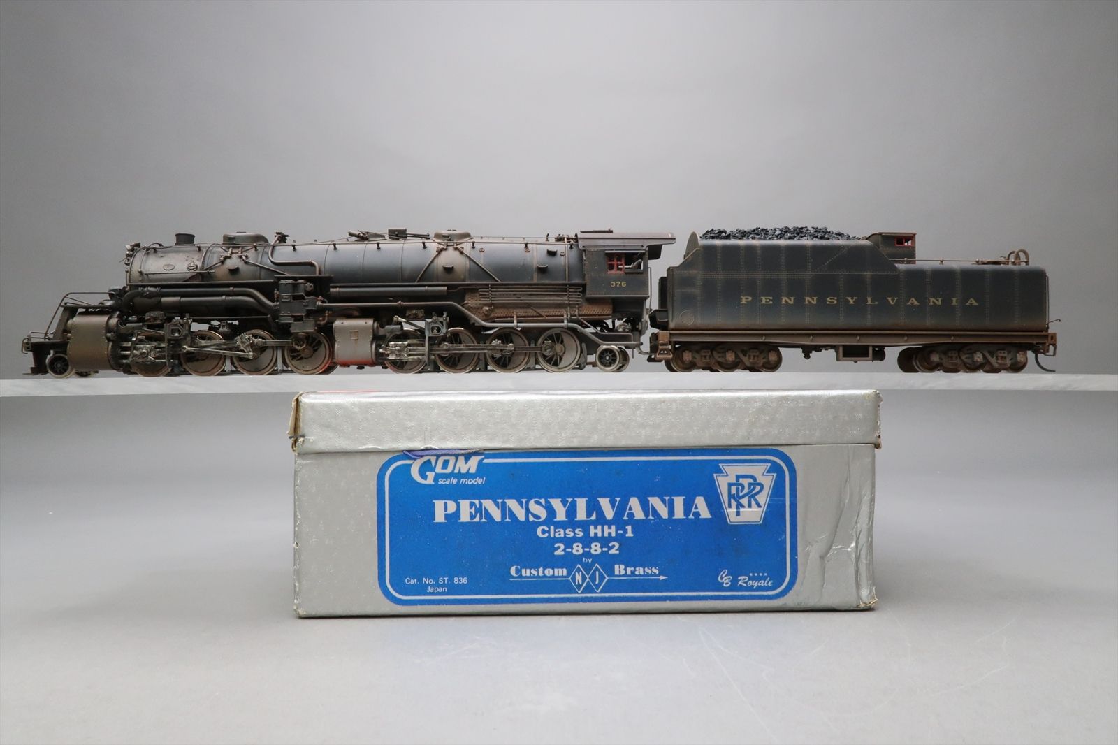 HO Brass Model - NJCB ST-836 PRR Pennsylvania HH-1 2-8-8-2 #376 ...