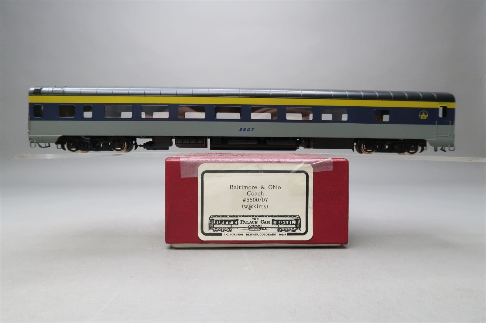 HO Brass Model - PCC Palace Custom Series B&O Baltimore & Ohio Coach w ...