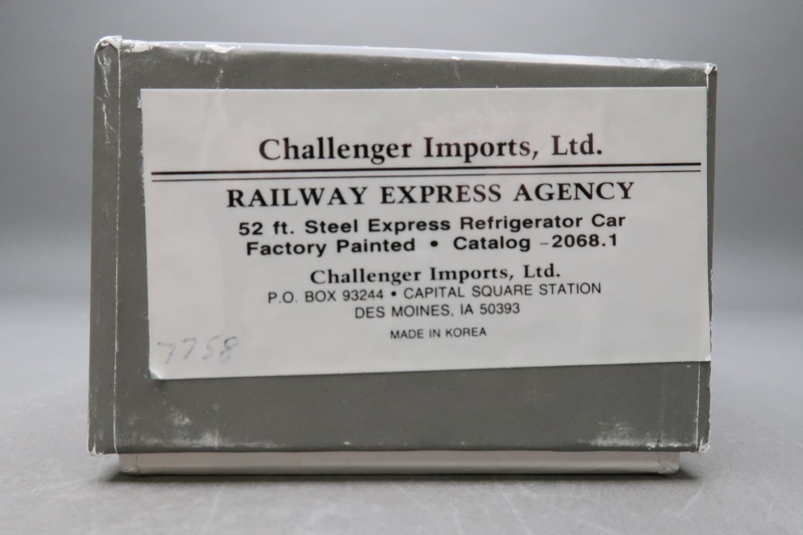 HO Brass Model - CIL 2068.1 REA Railway Express Agency 52' Reefer REX ...