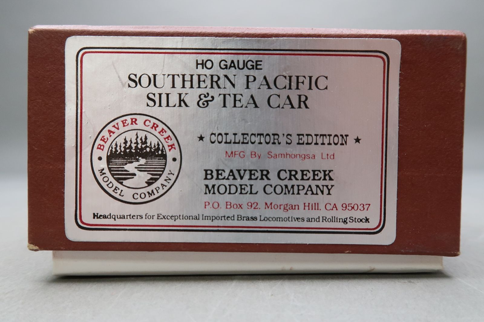 HO Brass Model - BCM Beaver Creek SP Southern Pacific Silk & Tea Car ...