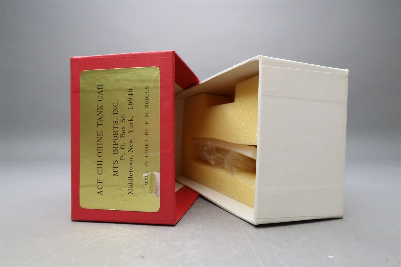 HO Brass Model - MTS ACF Chlorine Tank Car w/ Tanks - Unpainted - 1987 ...