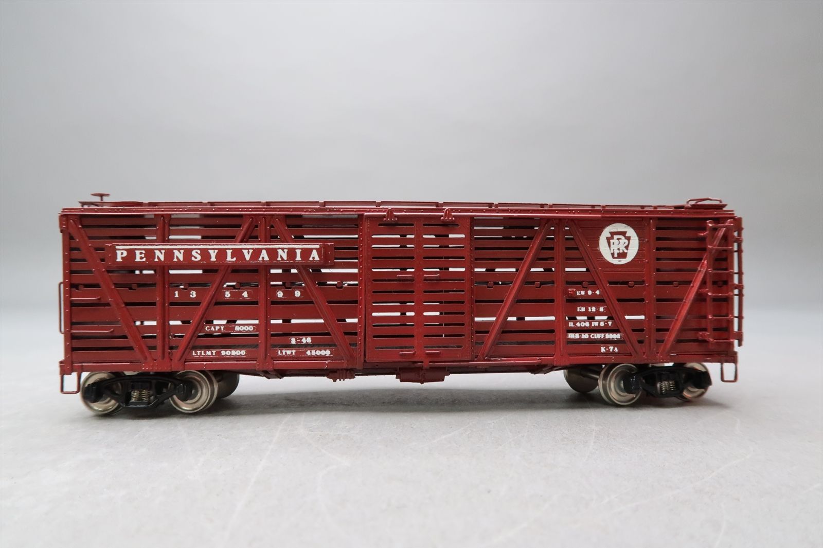 HO Brass Model - PSC 15598-1 PRR Pennsylvania K-7A Double Deck Stock ...