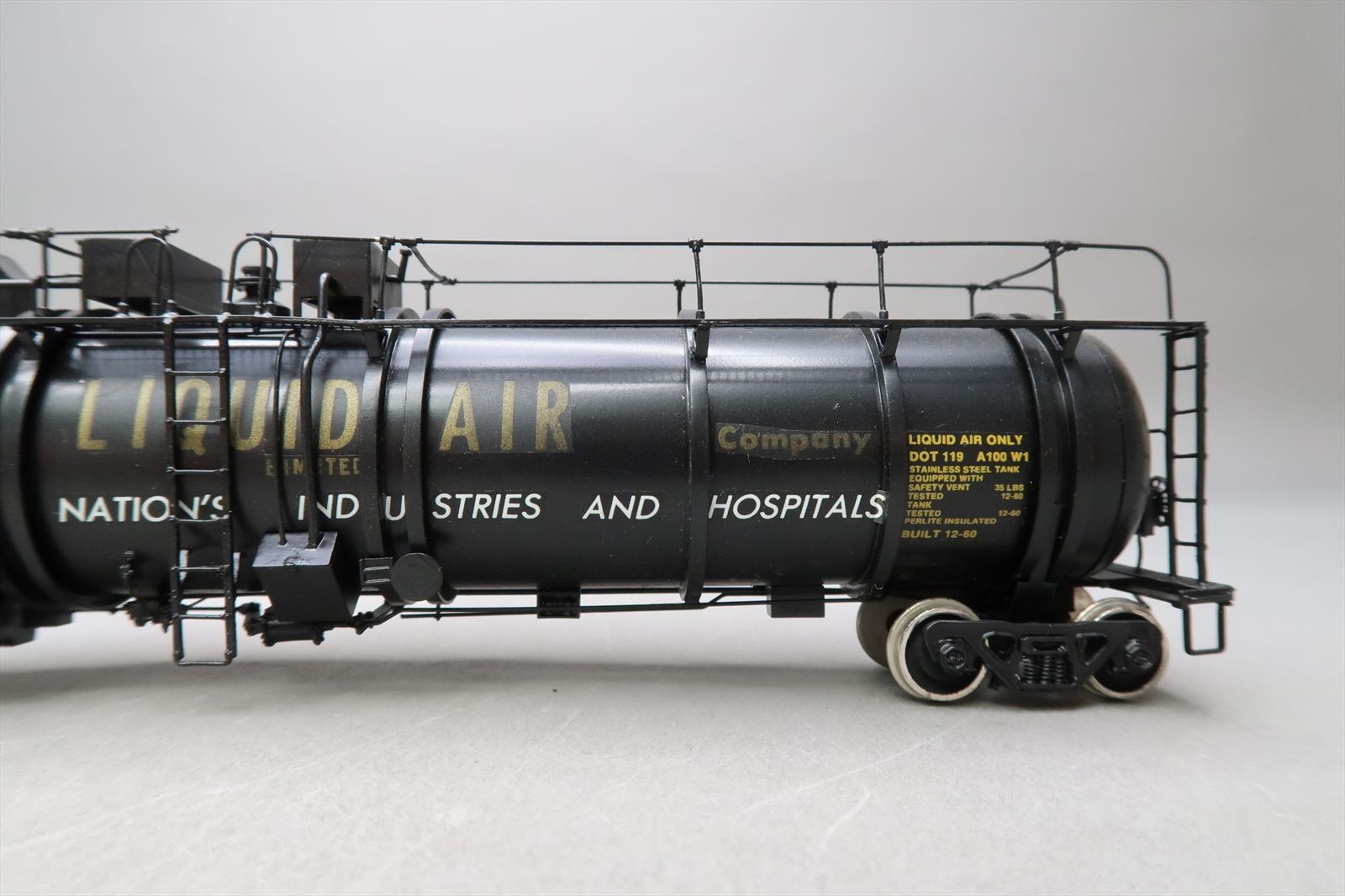 HO Brass Model - OMI 3029 UTLX Canadian Liquid Air Company 61' Liquid ...