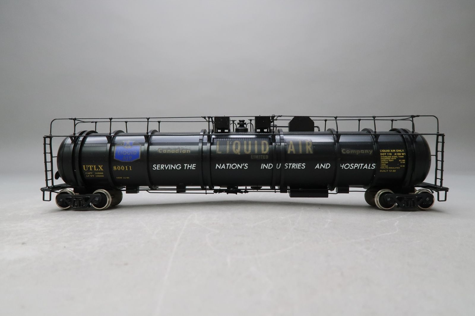 HO Brass Model - OMI 3029 UTLX Canadian Liquid Air Company 61' Liquid ...