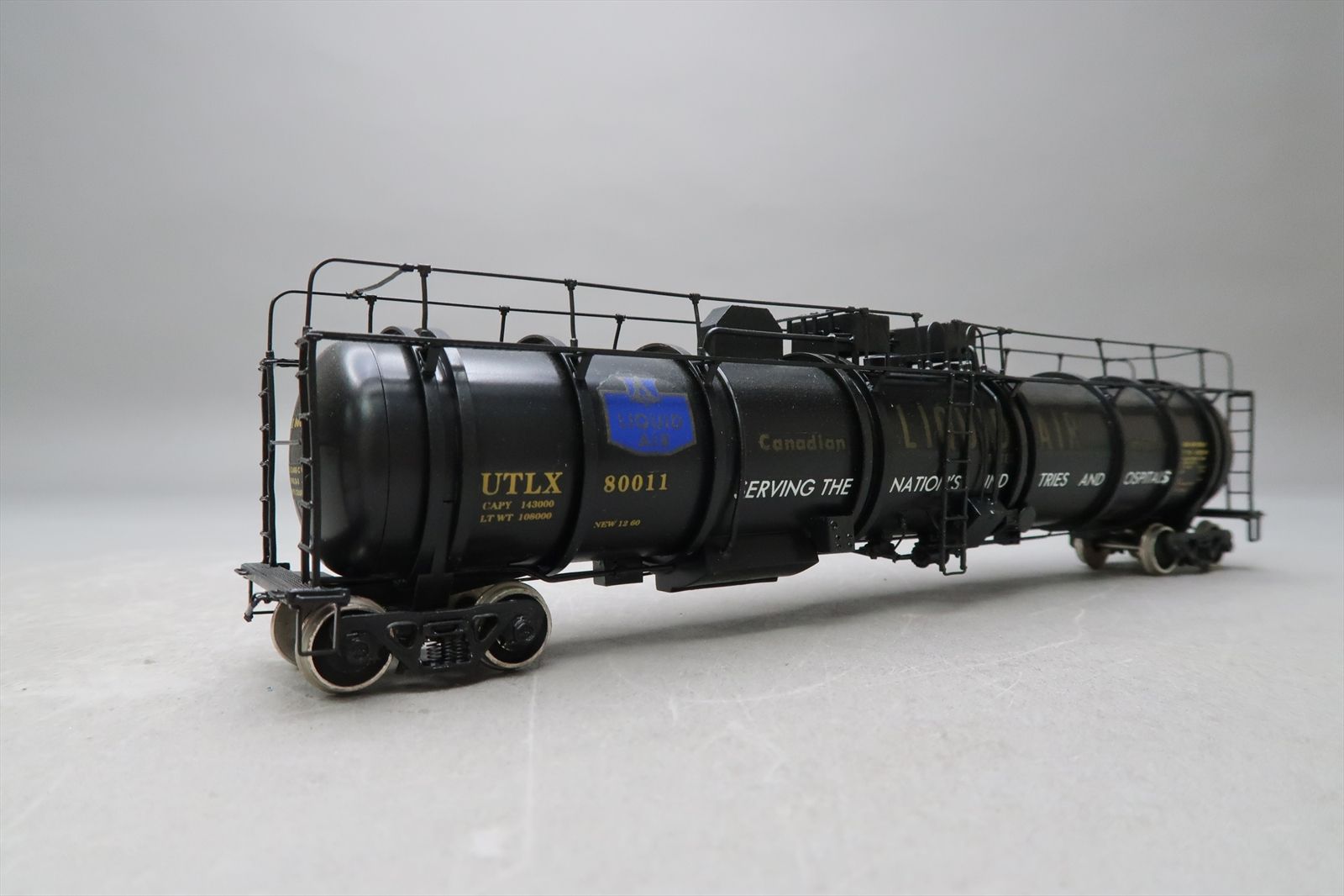 HO Brass Model - OMI 3029 UTLX Canadian Liquid Air Company 61' Liquid ...