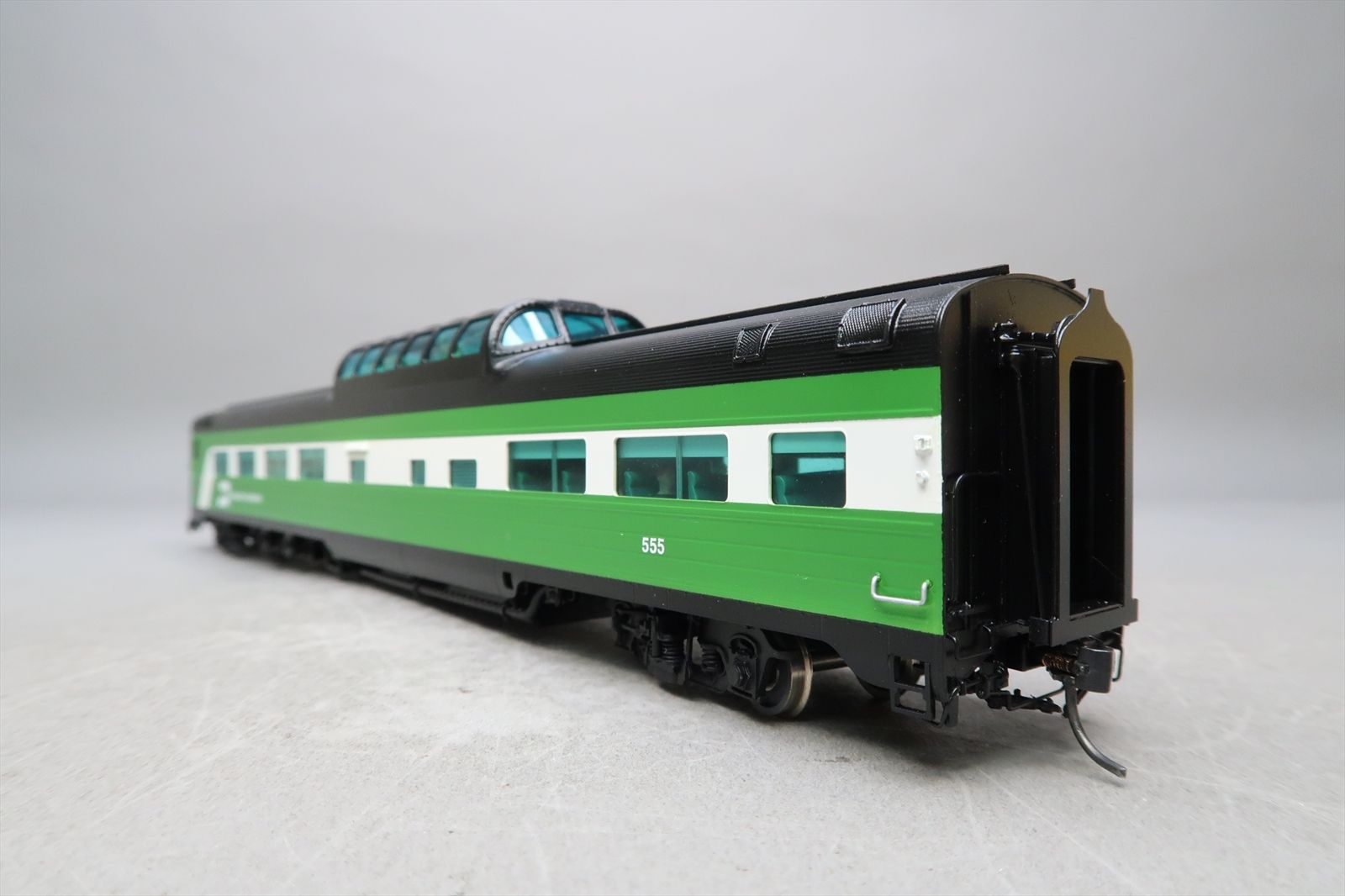 HO Brass Model - CIL GN as BN Burlington Northern Dome Coach #555 - Pro ...