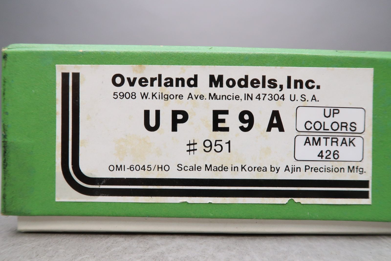 HO Brass Model - OMI 6045 UP Union Pacific as Amtrak E9 E9A Amtrak ...