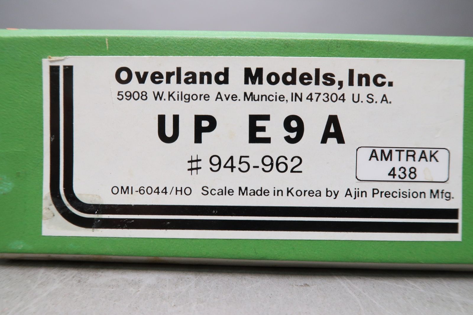 HO Brass Model - OMI 6044 UP Union Pacific Amtrak E9 E9A #438 - Pro Paint + Scratchbuilt Detail ...
