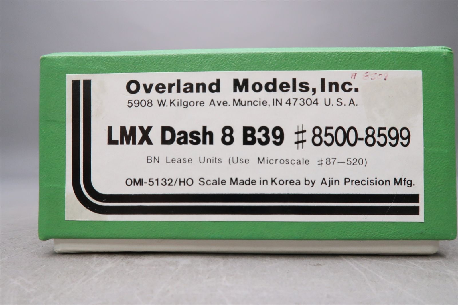 HO Brass Model - OMI 5132 LMX Dash 8 B39 BN Burlington Northern Lease ...